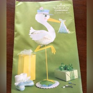 Hallmark | Party Supplies | New Unopened Vintage Stork Bundle Of Joy ...